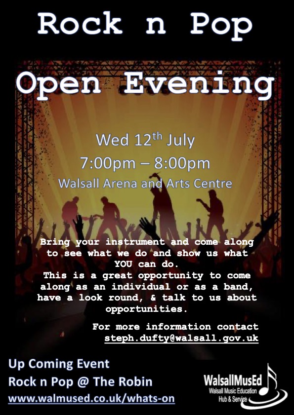 Rock n Pop Open Evening